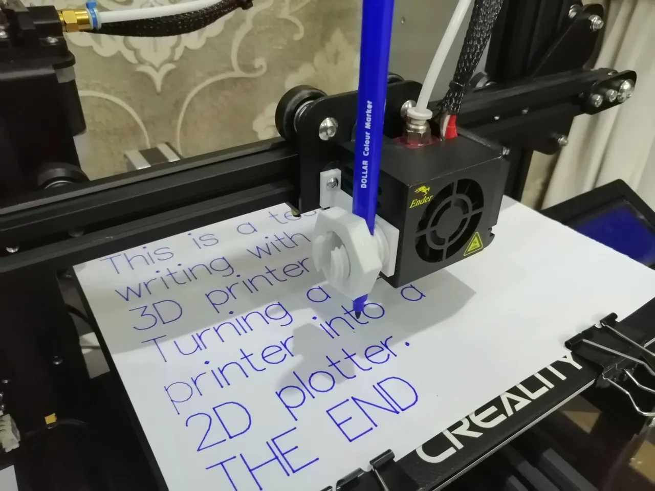 Porte stylo pour ender 3 by Fabrice Bordenave | Download free STL model ...