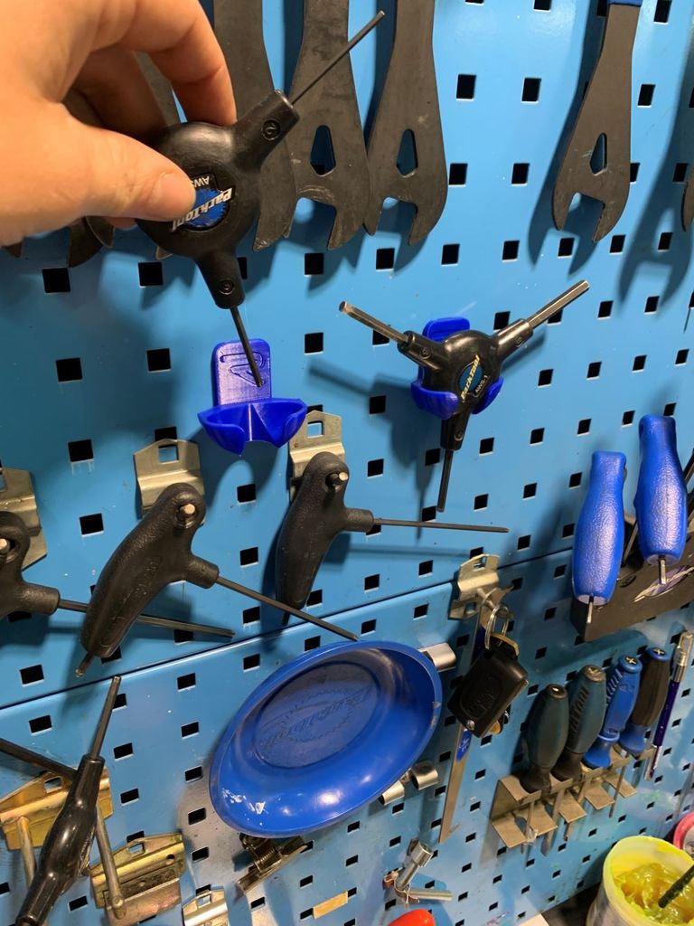 Square Peg board Holder for Park Tools Y wrench by Cortado Concepts ...