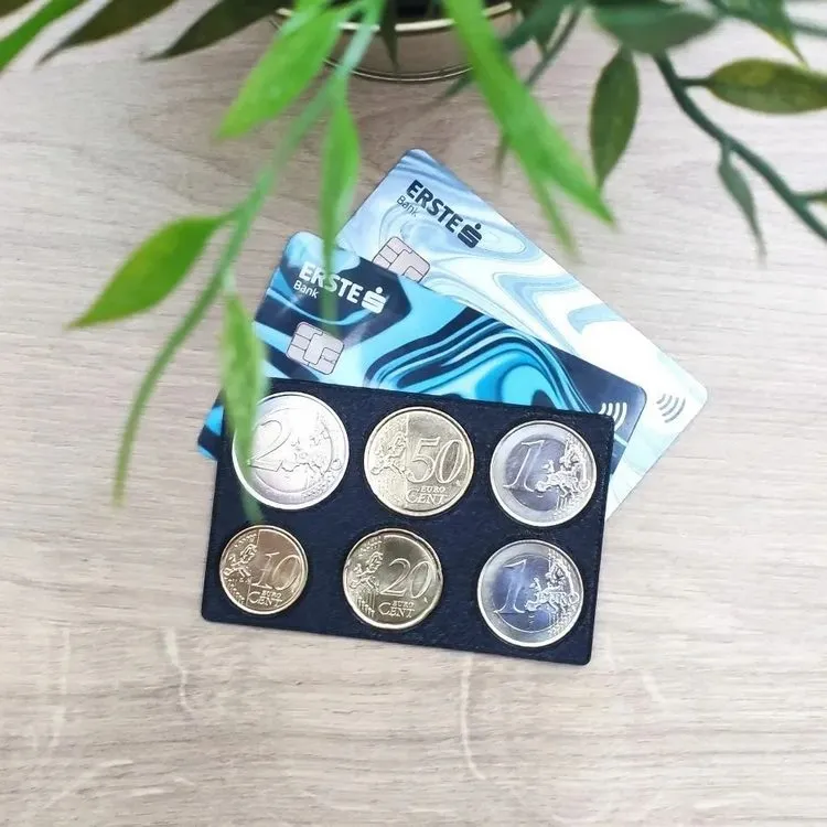 Euro coin holder for Card Only Wallet by janos_herc | Download free STL ...