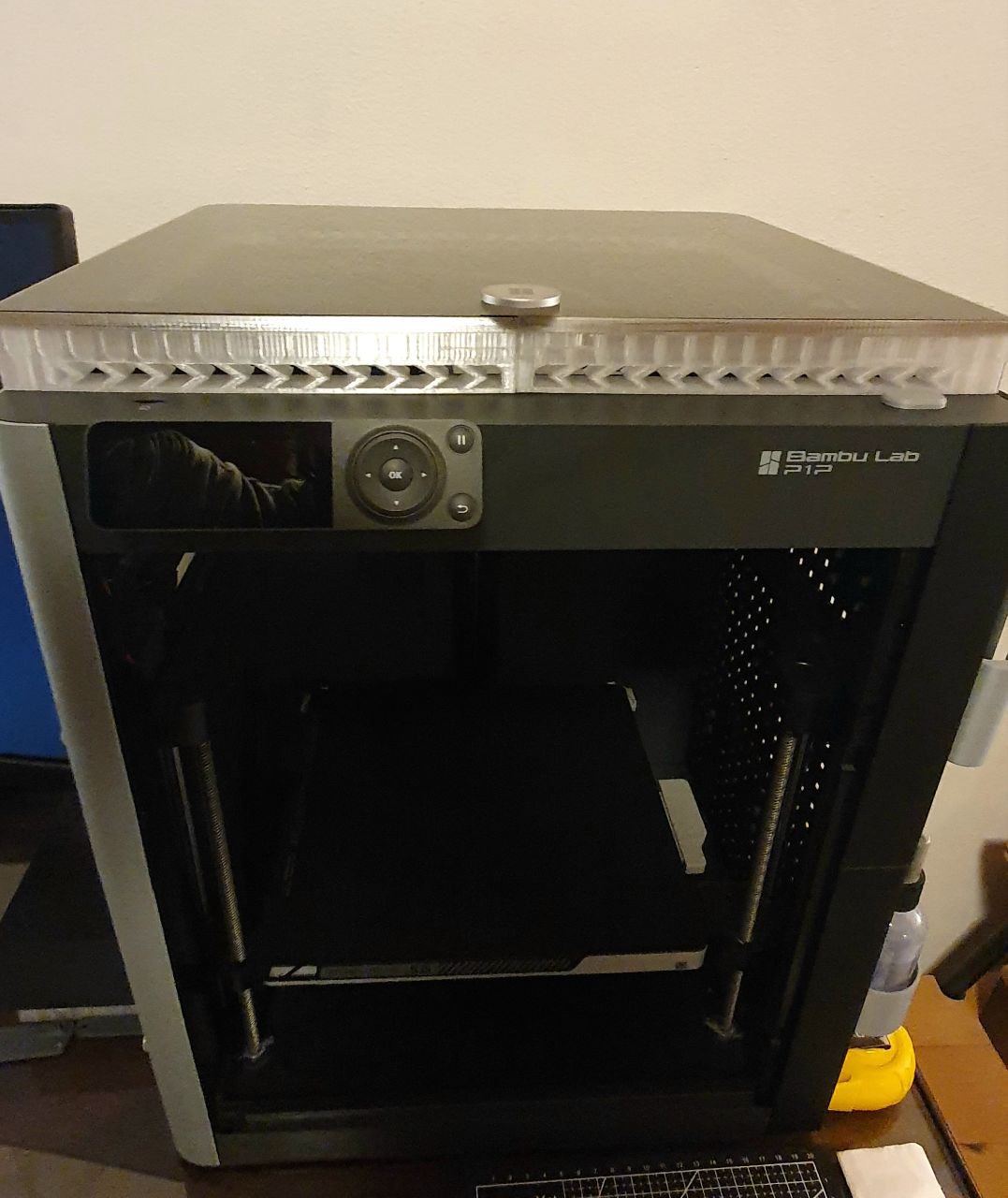 Bambu Lab X1 and P1P LED Shield Ventilated Top Glass Riser by ...