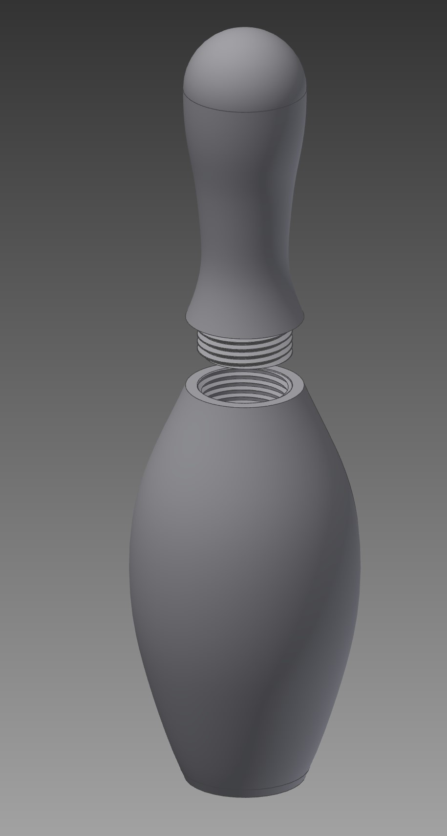 Bowling Pin Present Container by Aktalion | Download free STL model ...