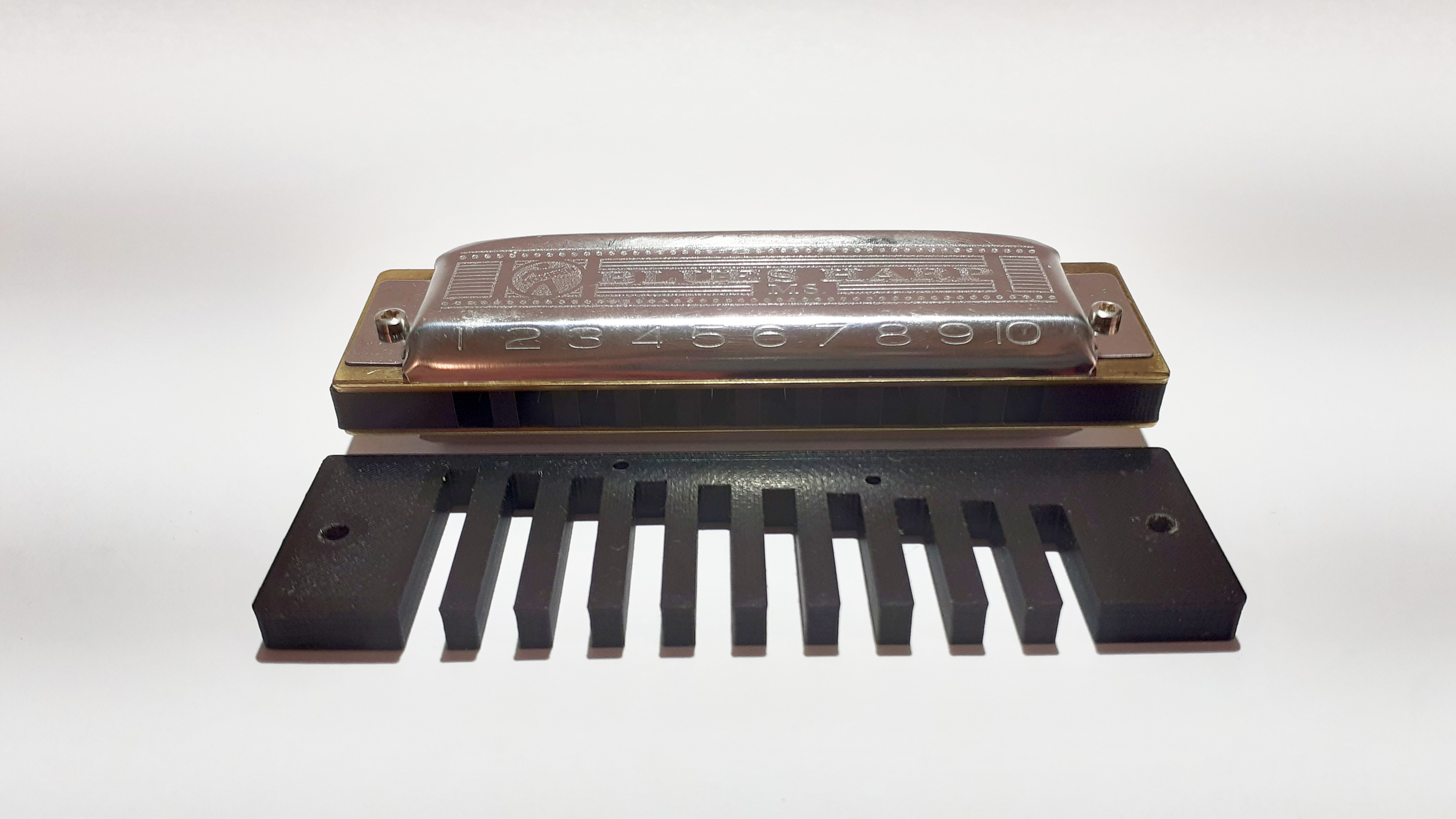 Custom Comb for Hohner Blues Harp MS D by Ben Weiß | Download free STL ...