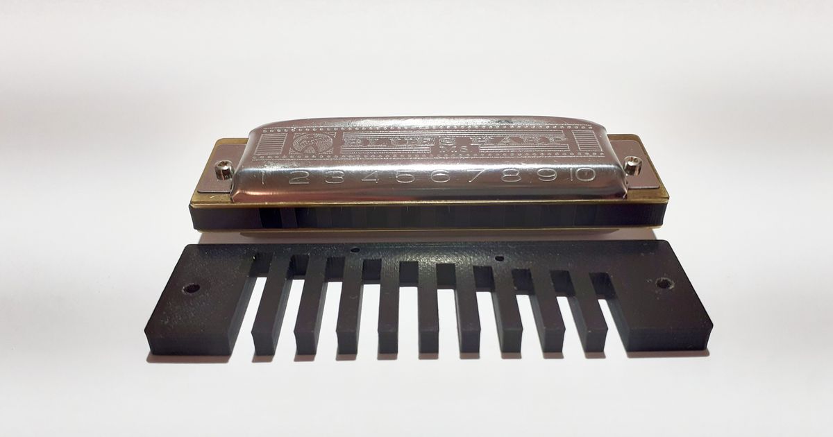 Custom Comb for Hohner Blues Harp MS D by Ben Weiß | Download free STL ...