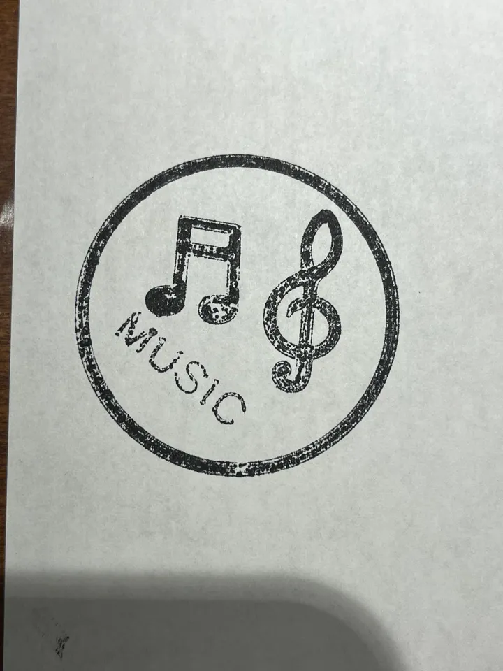 Music Stamp by Exhorns | Download free STL model | Printables.com