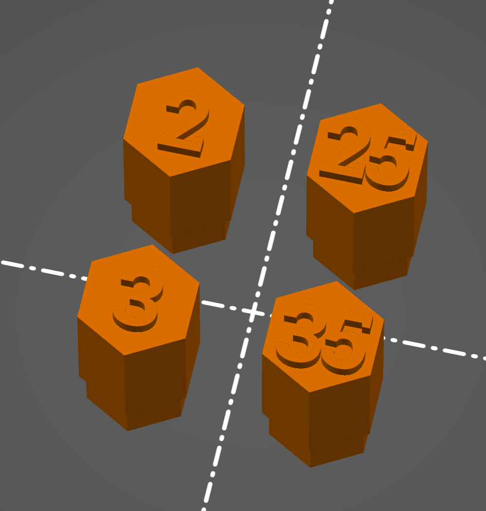 Quick Gallery Numbers by fractalic | Download free STL model ...