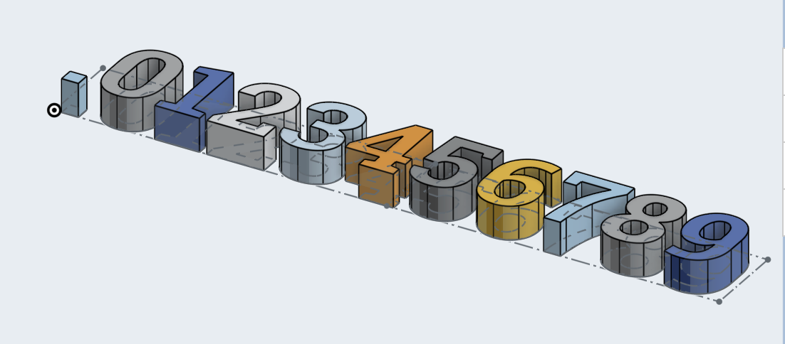 Quick Gallery Numbers by fractalic | Download free STL model ...