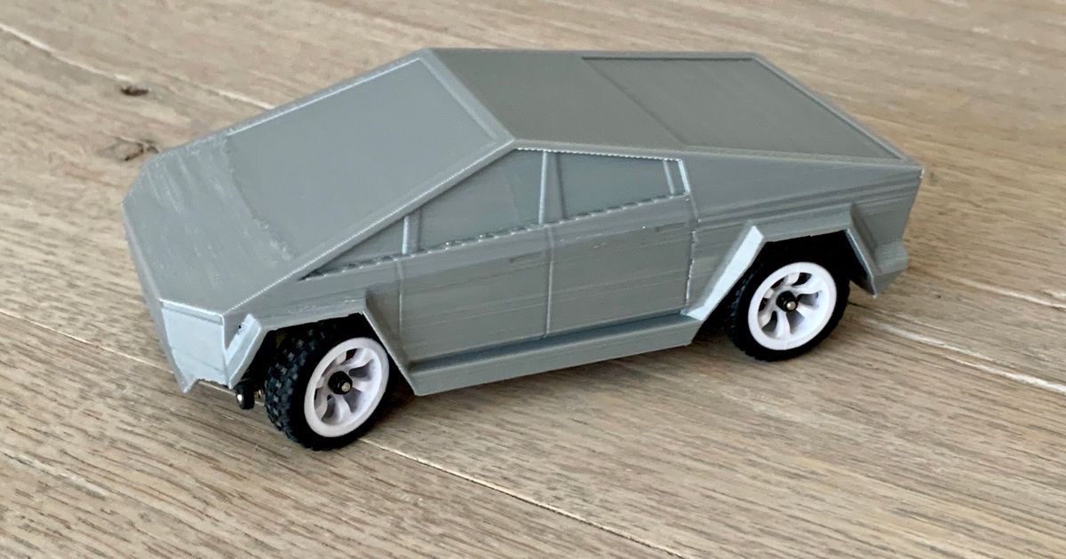 RC Tesla Cybertruck body for WLToys K989 by Markus_p | Download free ...