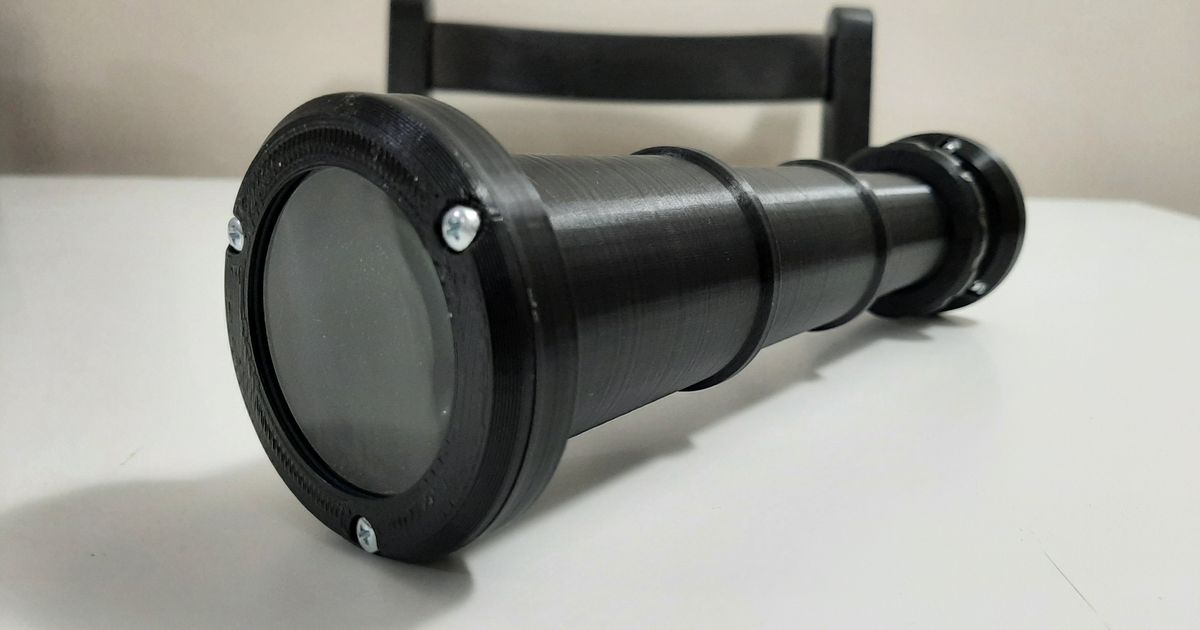 Collapsible toy telescope by JoshShabtaiCa | Download free STL model ...