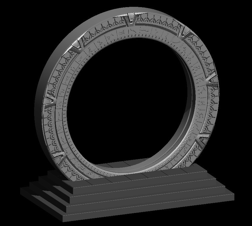Stepped Stand for taichl's Stargate von Ken Mills | Kostenloses STL ...