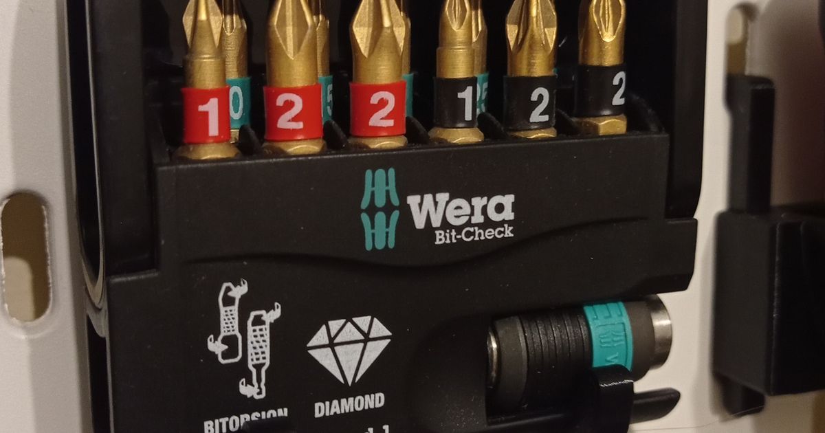 Skadis Wera Bit-Check by Salmoneus | Download free STL model ...