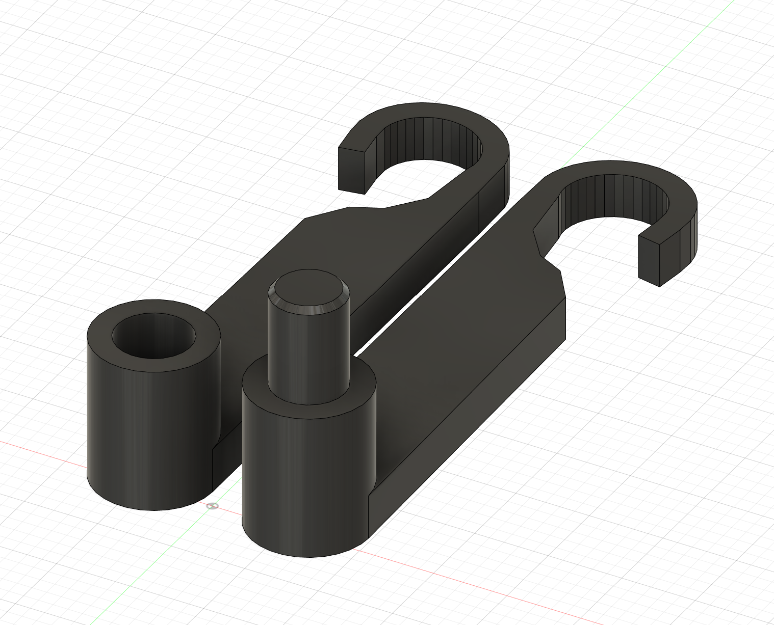 Hanging spool holder (2 piece, entirely printed) by Molab | Download ...