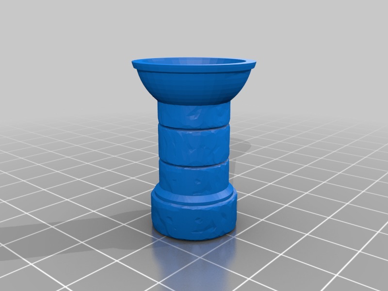 28mm Stone Brazier with Removable Fire by BeardedJester | Download free ...