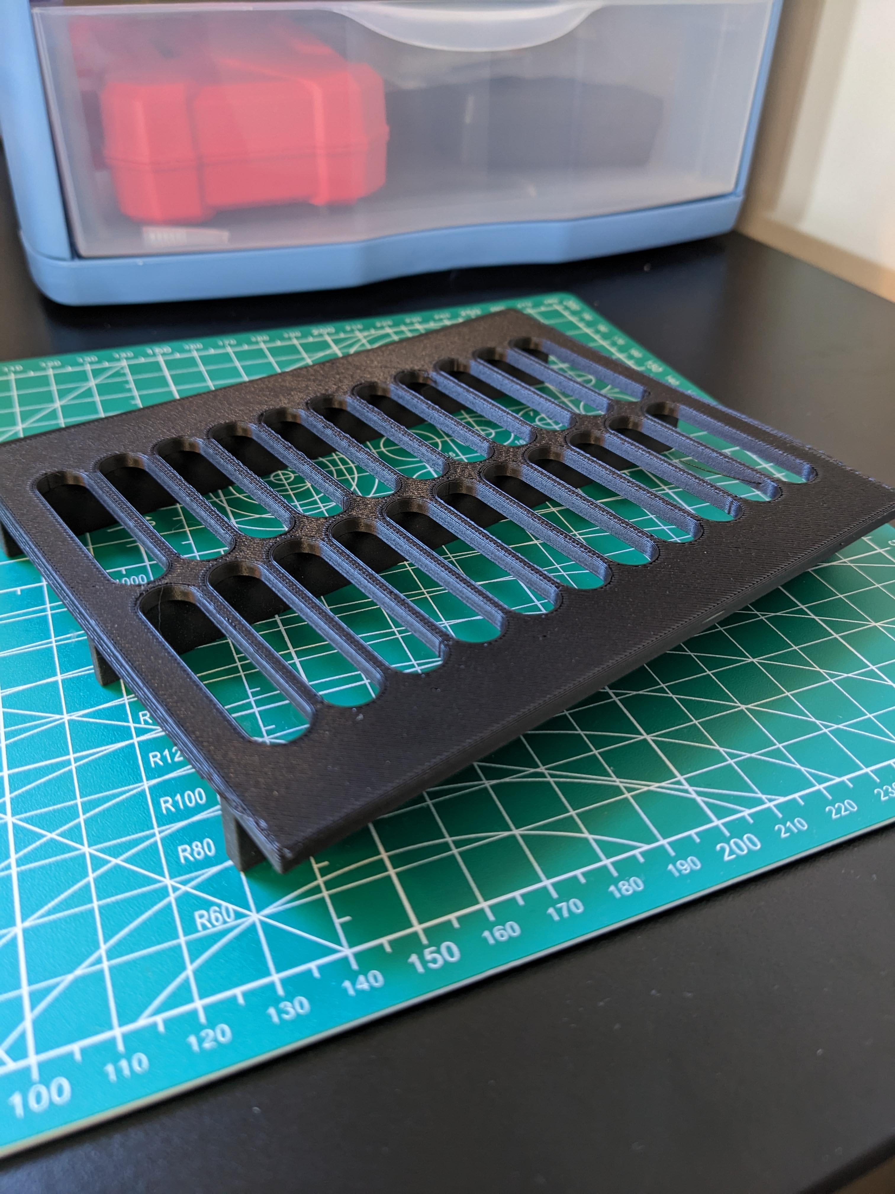 4" wide gutter trench drainage grate by Kev | Download free STL model ...