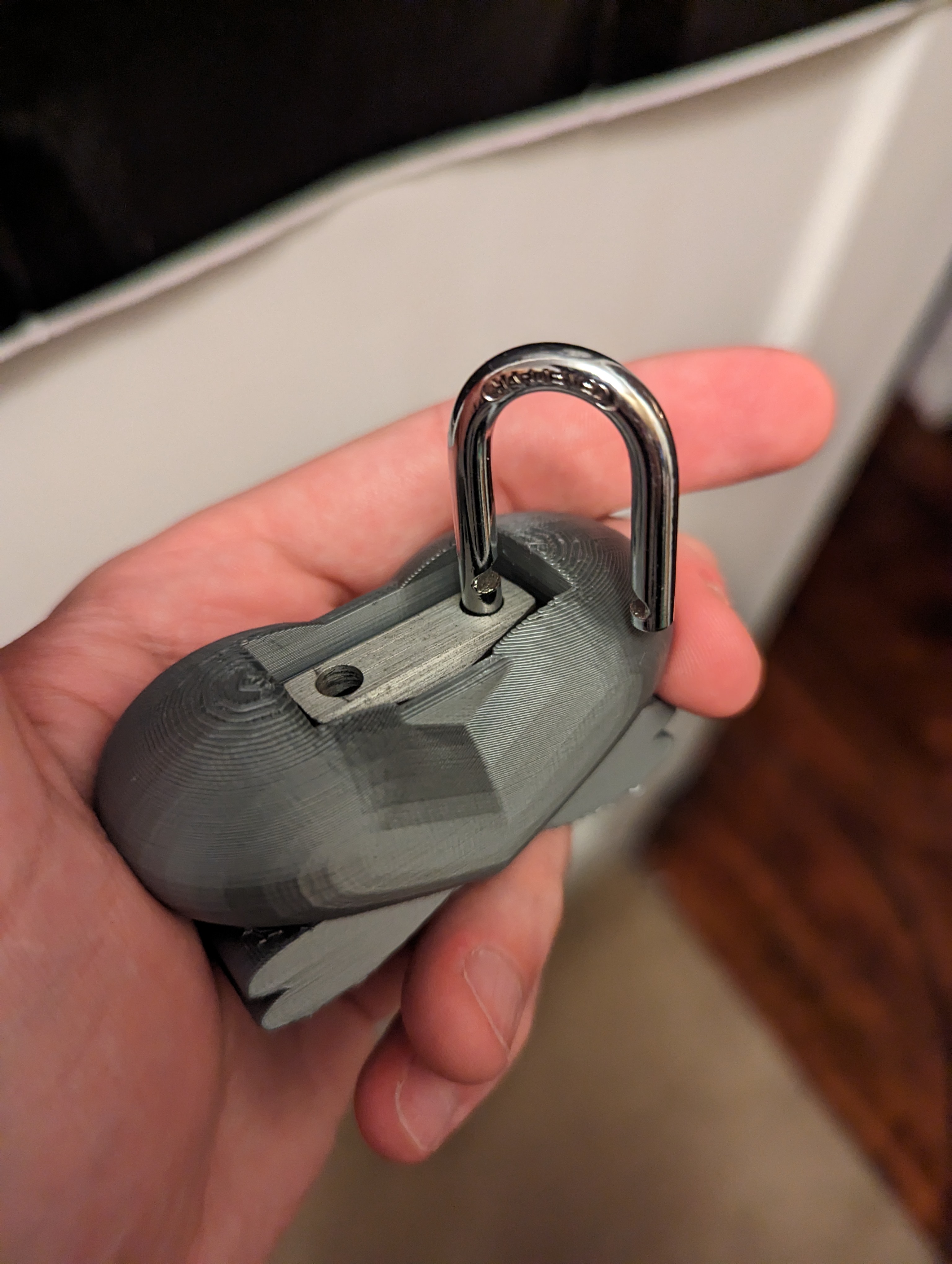 Unlock My Heart - Heart Shaped Lock Shell by Mark | Download free STL ...