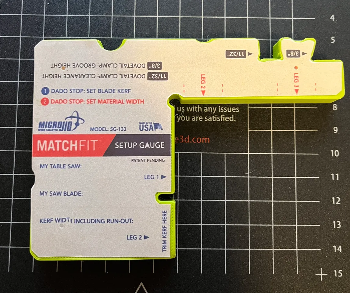 MatchFit Setup Gauge by 3dprint.help | Download free STL model ...
