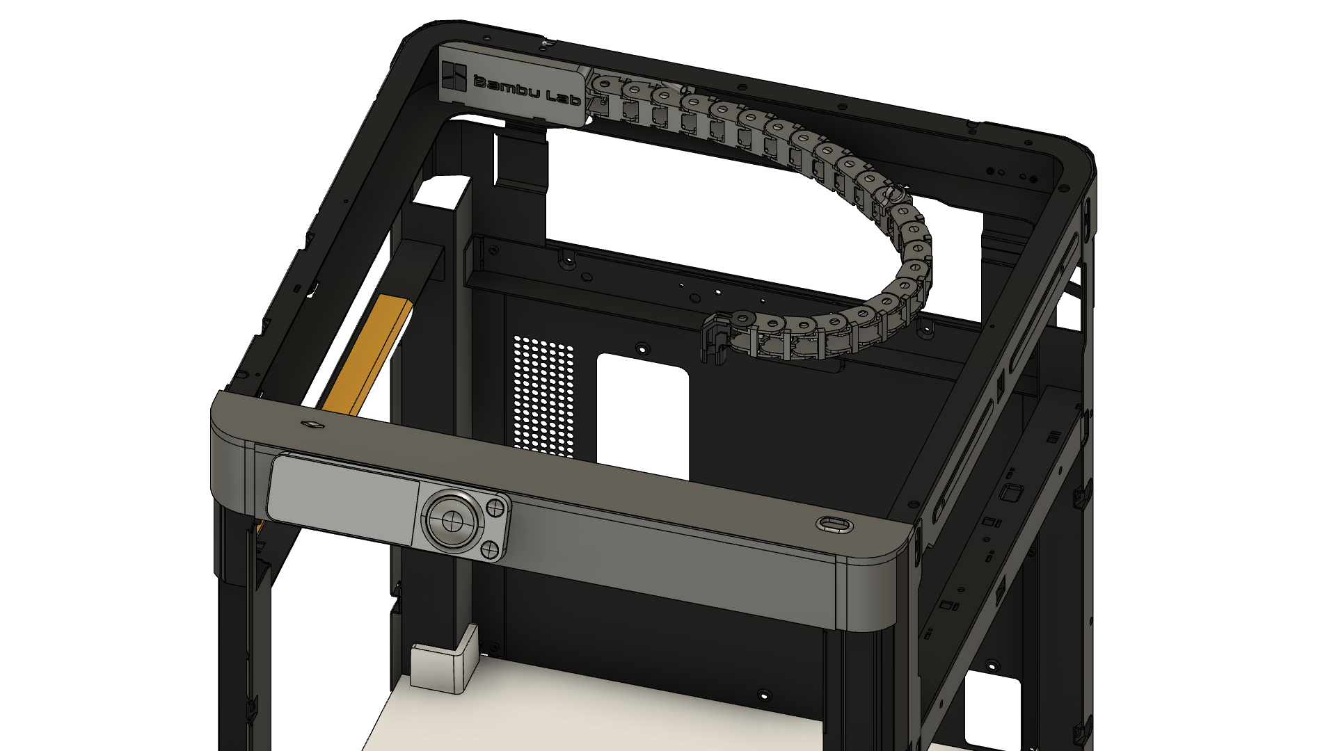 Bambu Lab P1P Printable Cable Drag Chain par Brody | Téléchargez ...