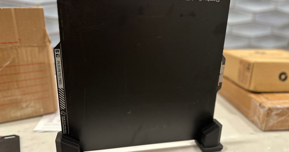 Gridfinity 1x7 Printing Plate Holder (Fits Bambu Lab X1C / P1P) by ...