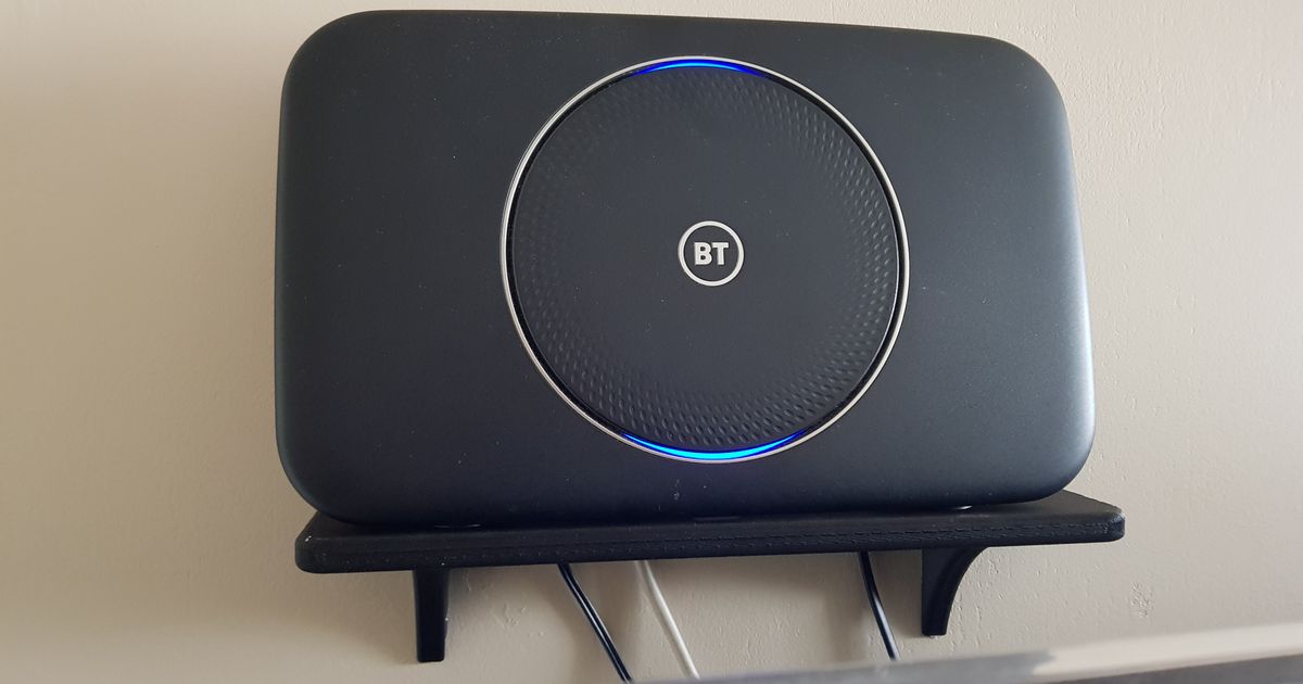 BT Smart Hub Shelf by SpikeUK | Download free STL model | Printables.com