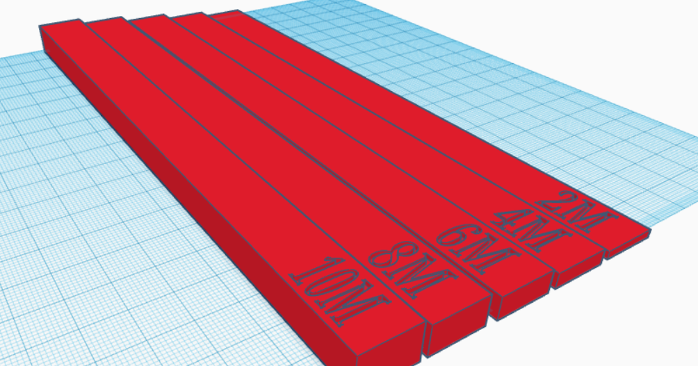 Measurement sticks for dough by Printopolis3D | Download free STL model ...
