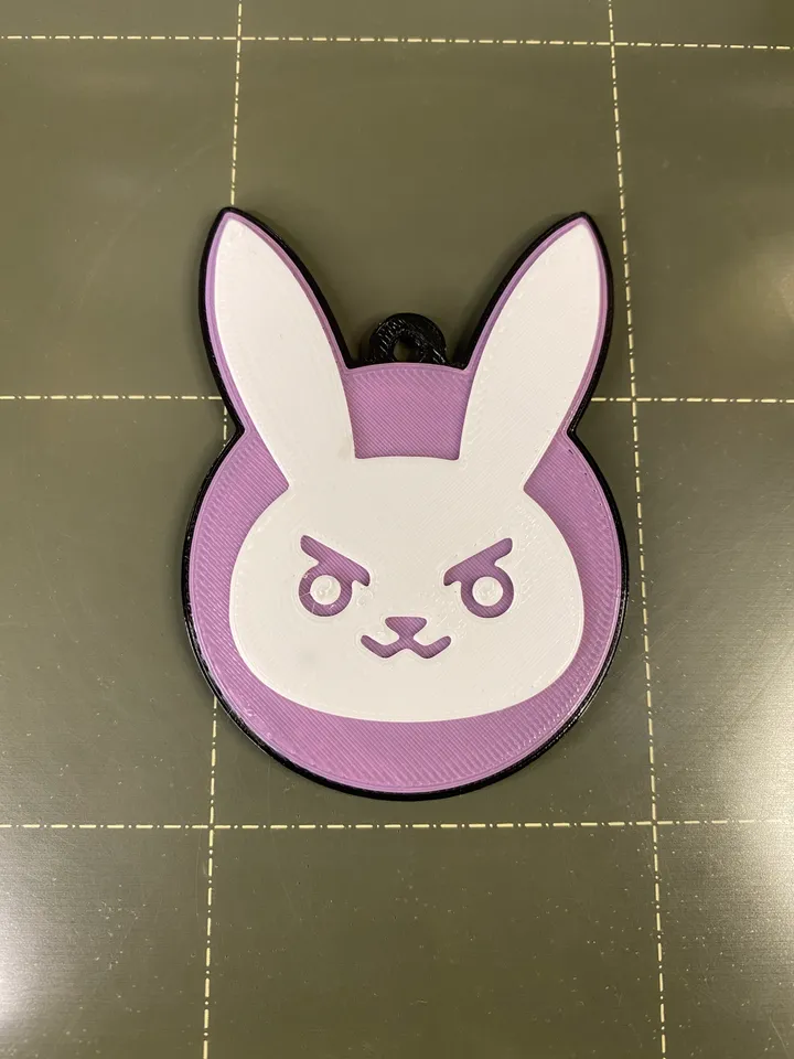 D.Va Keychain and Coaster (Overwatch) by nerdyviews | Download free STL ...