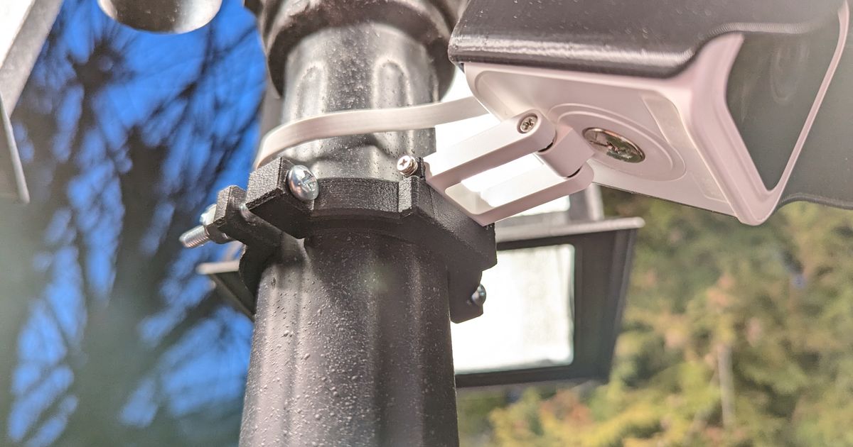 Wyze Cam v2 and v3 Tube Mount by MRedmon | Download free STL model ...