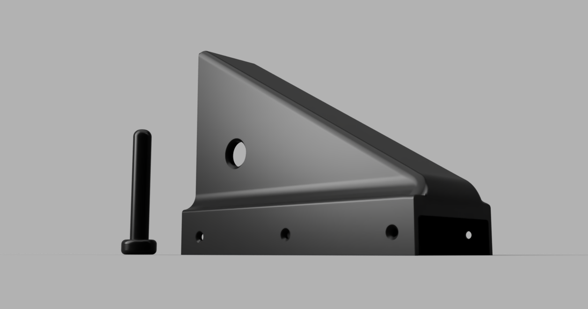 Stage Wall Quick Release Leg Brace by 3DPrintingDadster | Download free ...