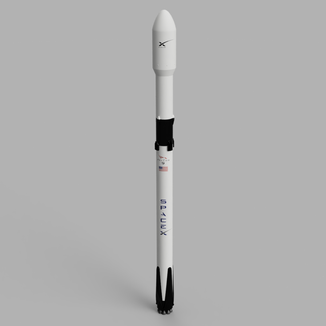 SpaceX - Falcon 9 Block 5 - Simple - Scale 1/30 [FINAL] by Tom ...