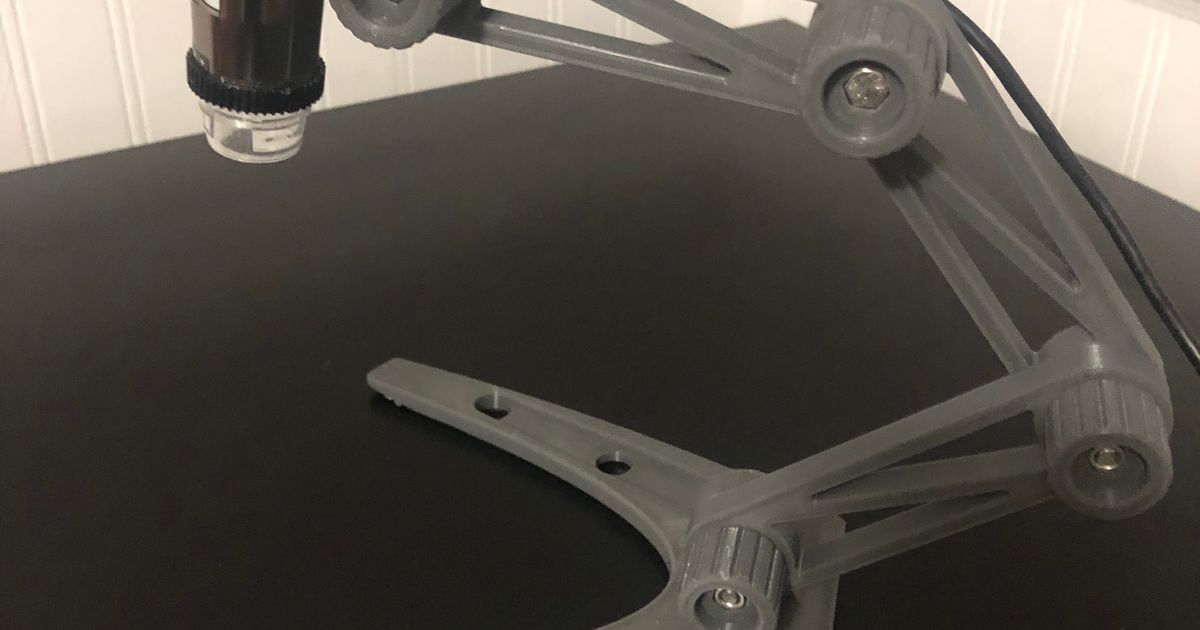 Modular *Base* stand for electronic microscope *Print on a Mini by ...