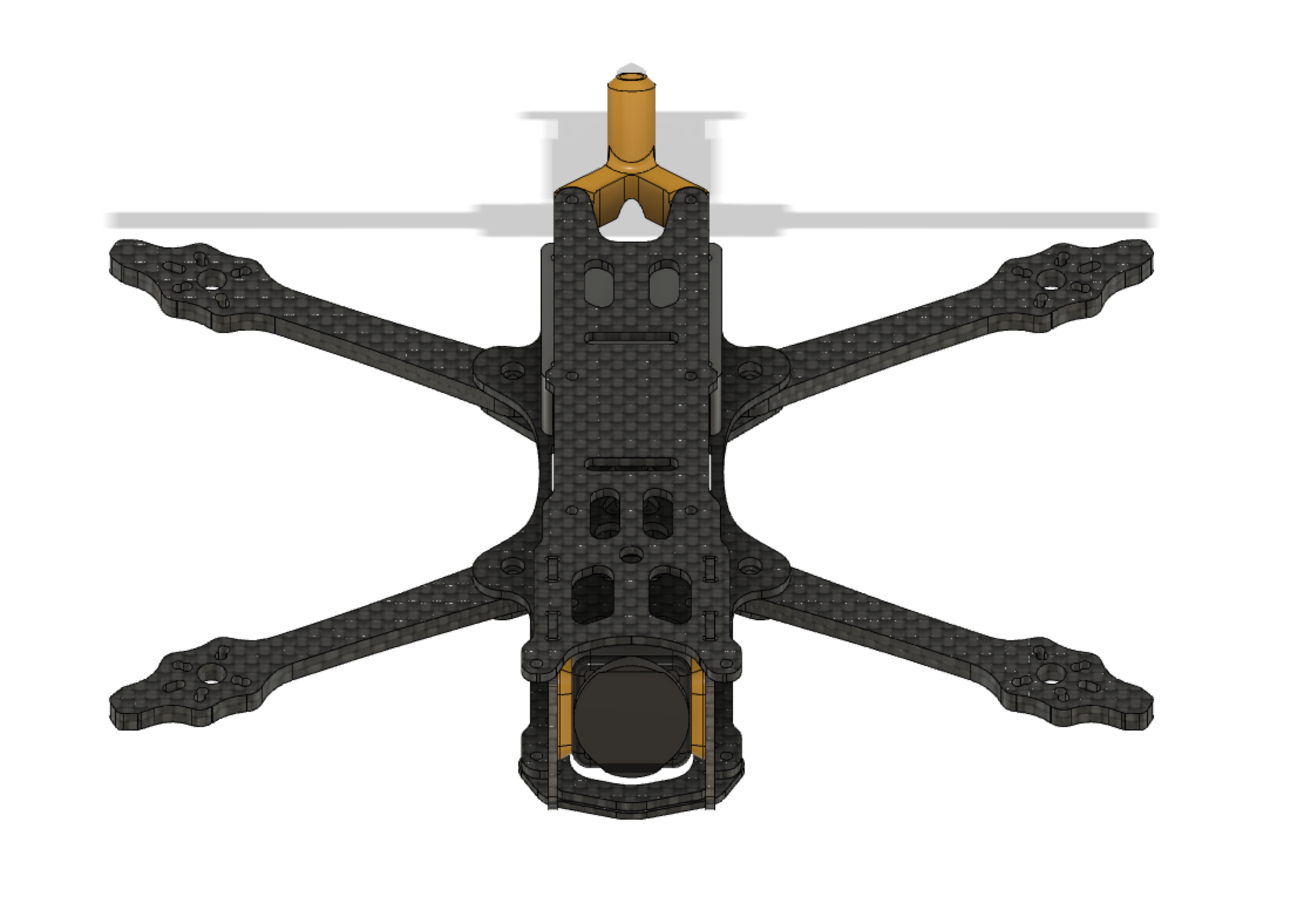 The Probr : Micro FPV Frame by ledrone.club | Download free STL model ...