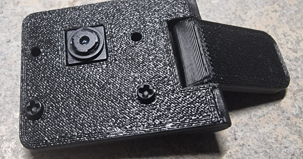 Print in place hinged bracket for Raspberry Pi Cameras by mfraz74 ...