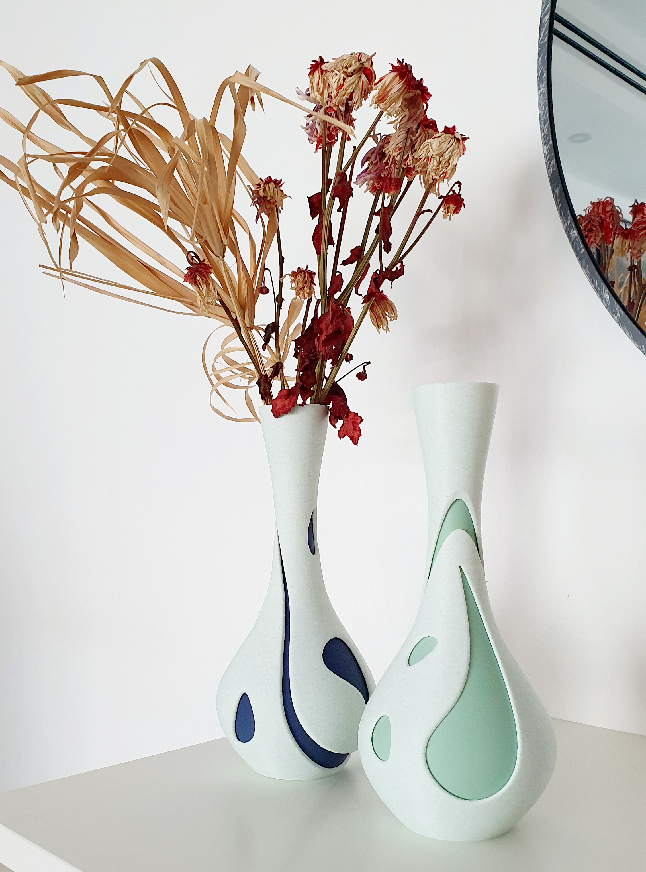 3 Piece abstract vase by Craftbric | Download free STL model ...