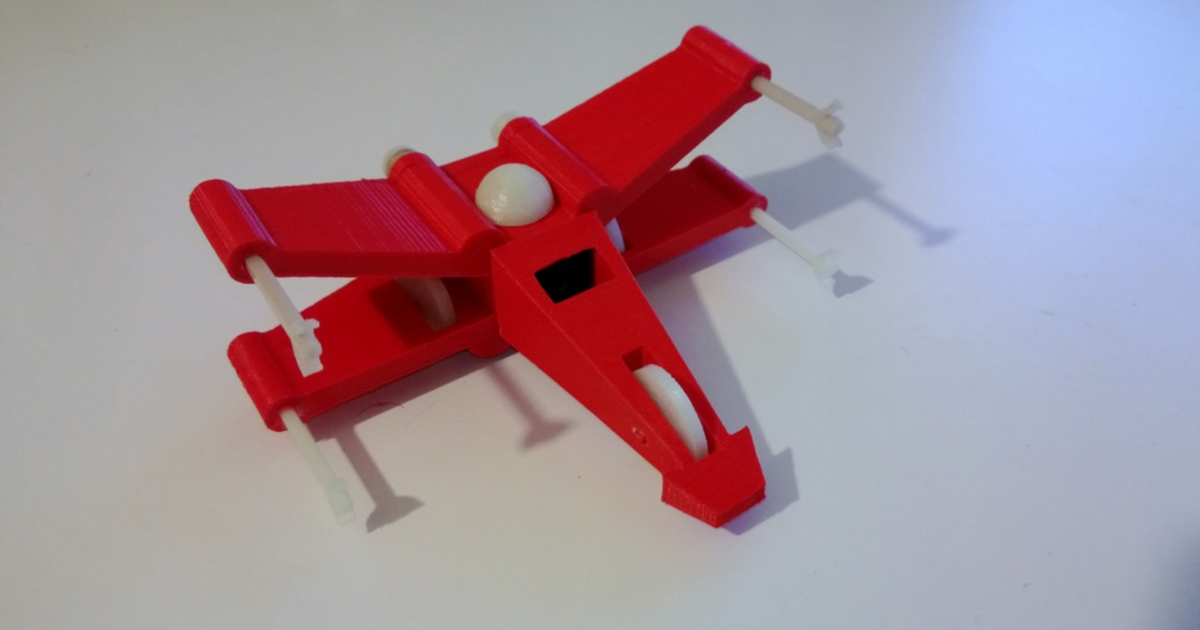X-wing Starfighter car toy by Giuseppe Alberti | Download free STL ...