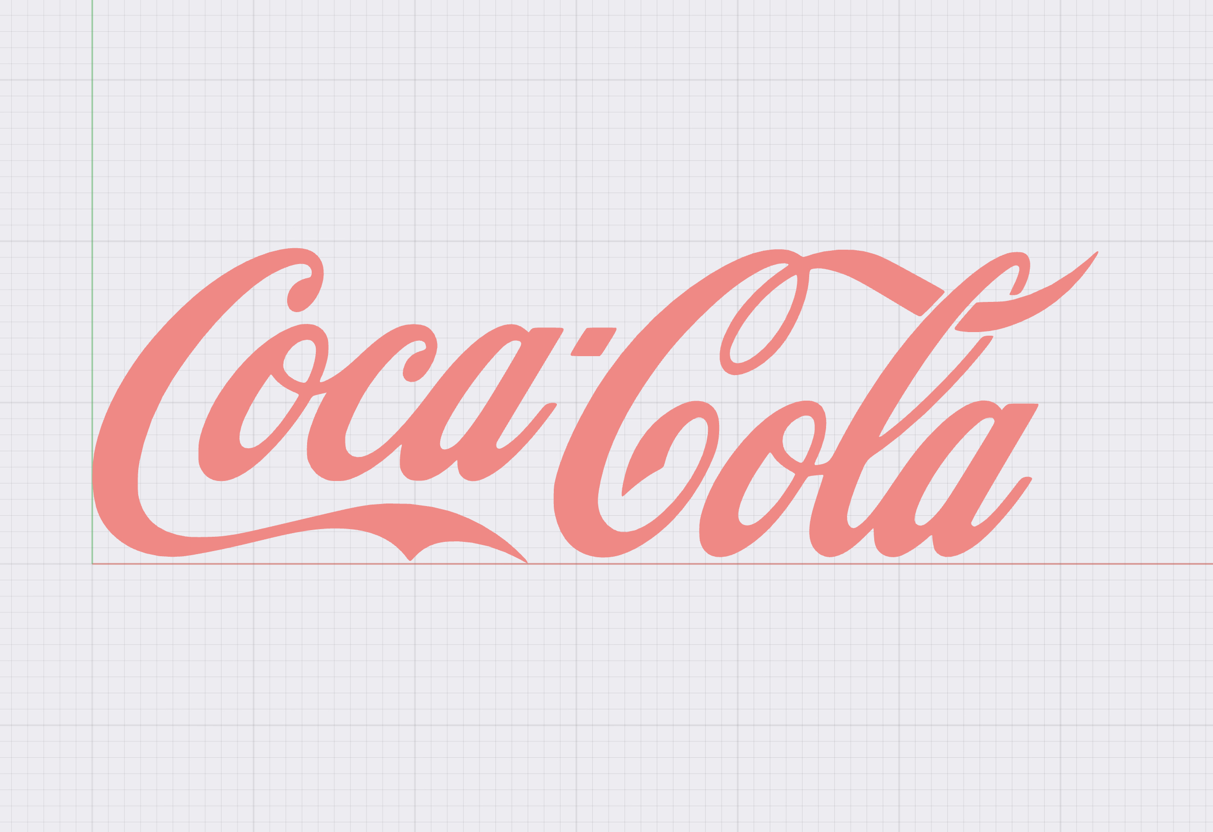 Coca Cola Logo (Simple) von ToxicMaxi | Kostenloses STL-Modell ...