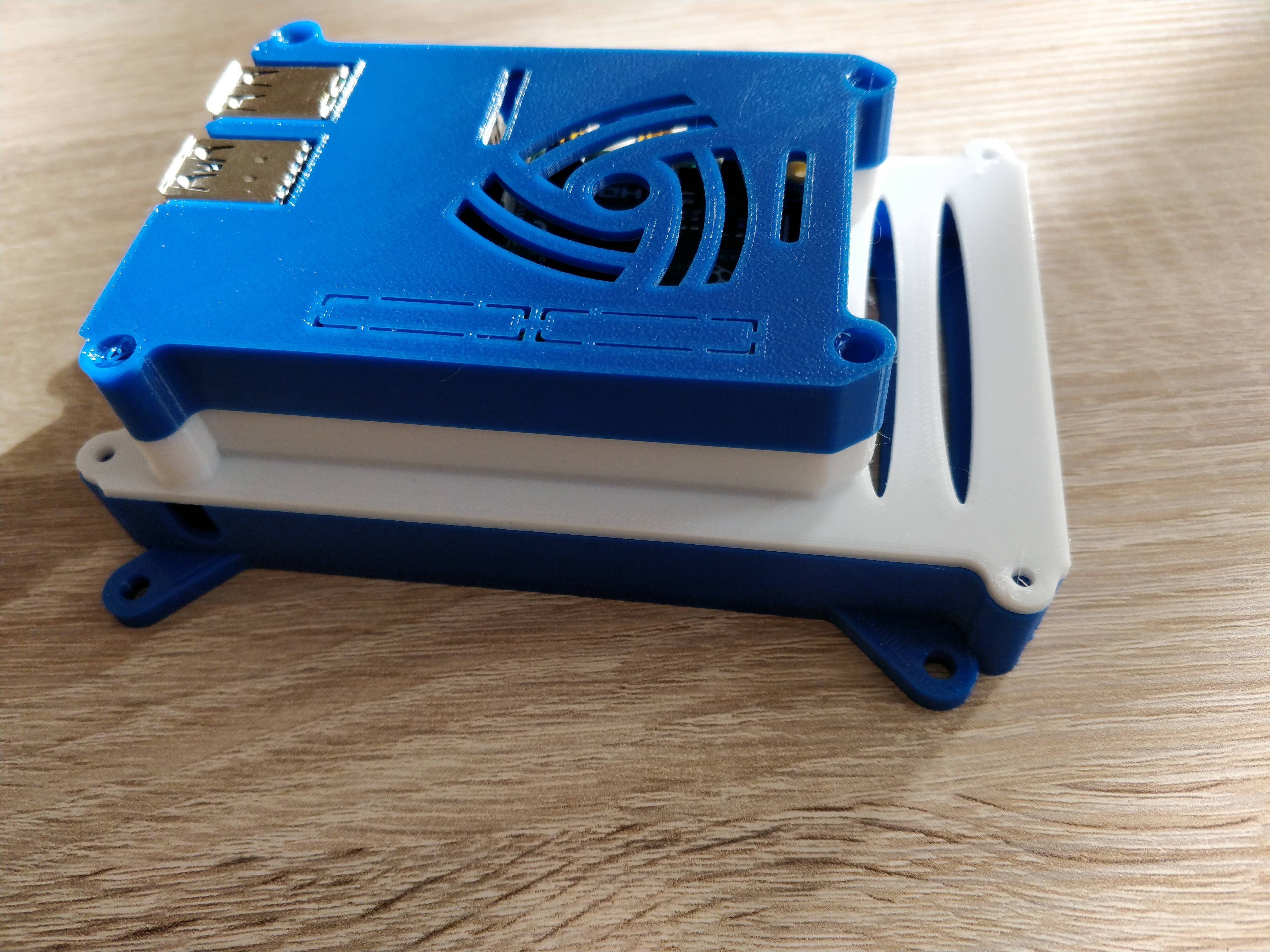 Raspberry Pi 4 Enclosure with 2,5" SSD/HDD Mount by Helmar | Download ...