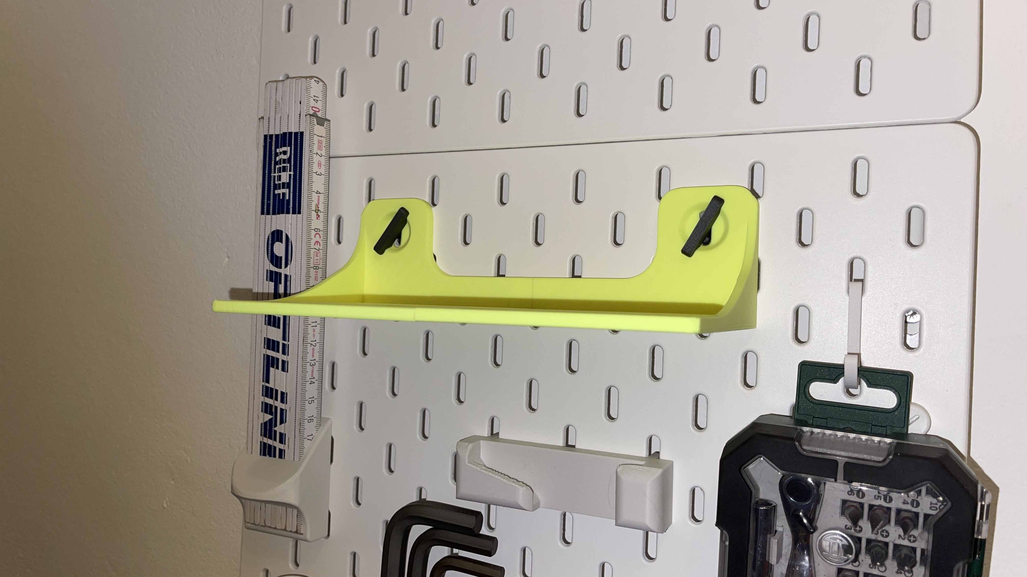 IKEA Skadis Shelf for rolling top storage box por 3D_print_de ...