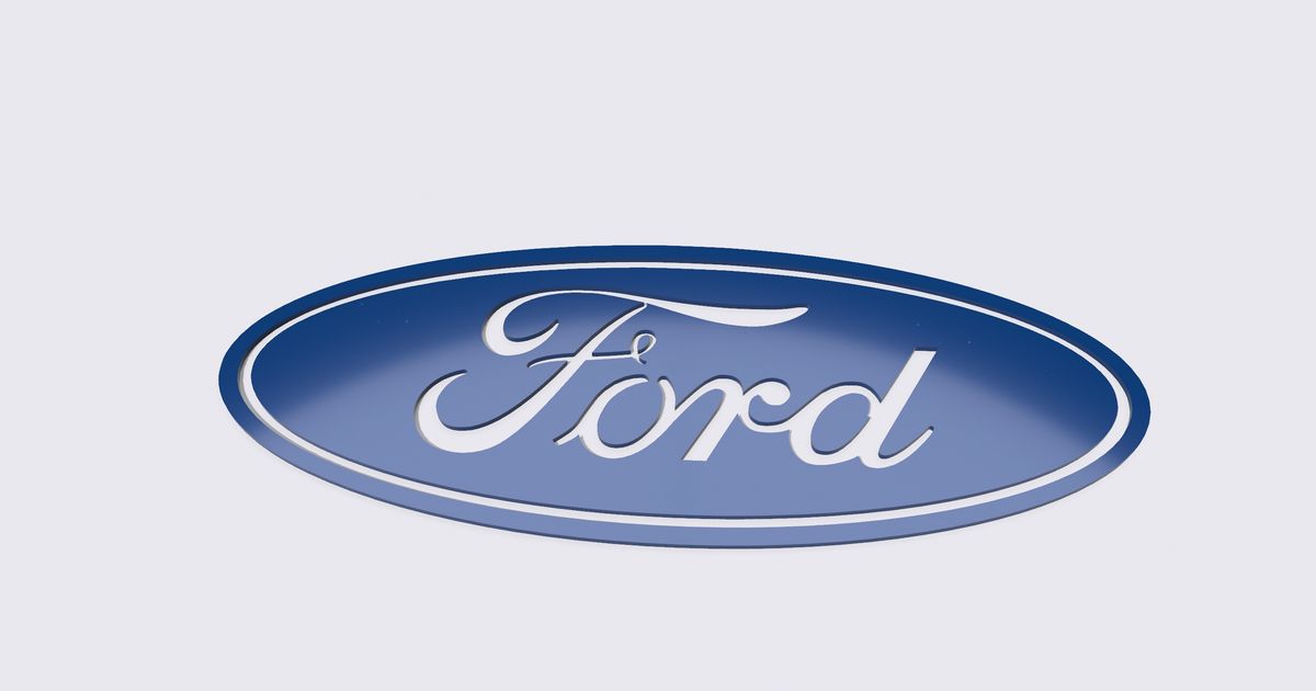 Ford Logo by ToxicMaxi | Download free STL model | Printables.com