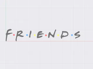 Friends Logo by ToxicMaxi | Download free STL model | Printables.com