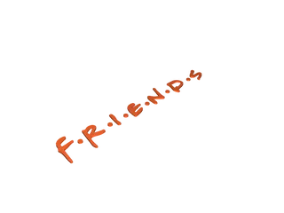 Friends Logo by ToxicMaxi | Download free STL model | Printables.com
