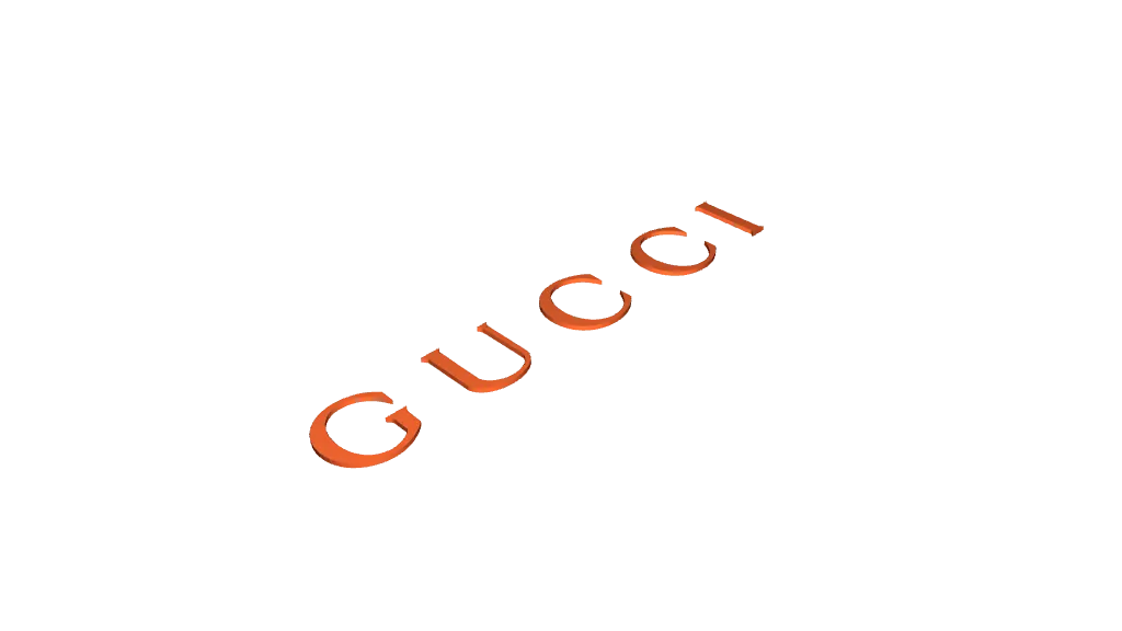 Gucci Simple Logo by ToxicMaxi | Download free STL model | Printables.com