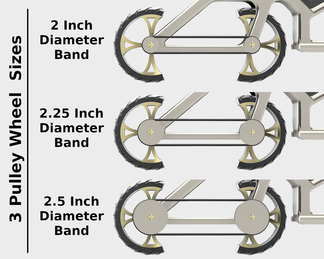 Split-Wheel Motorcycle by squinn | Download free STL model | Printables.com