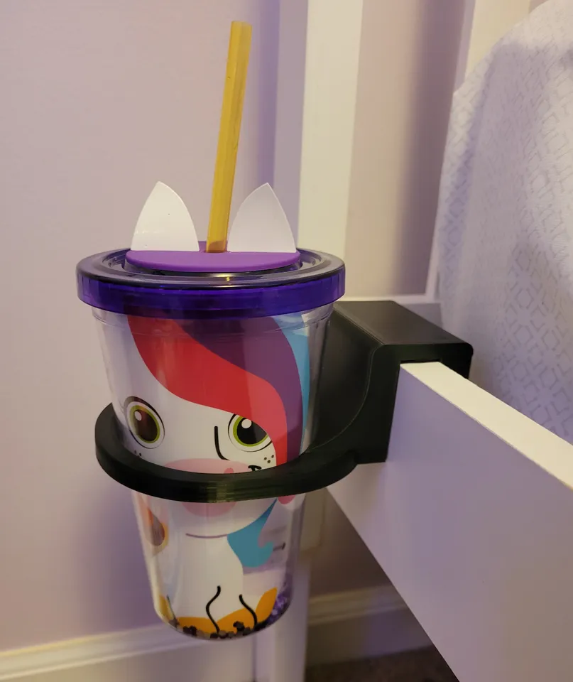 Bedside Cup Holder by 3DPrintingDadster | Download free STL model ...