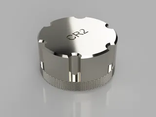 CR2 Battery Barrel by Profylr | Download free STL model | Printables.com