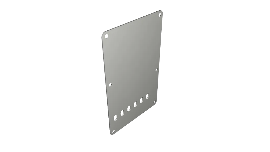 Stratocaster backplate by Brosgard | Download free STL model ...