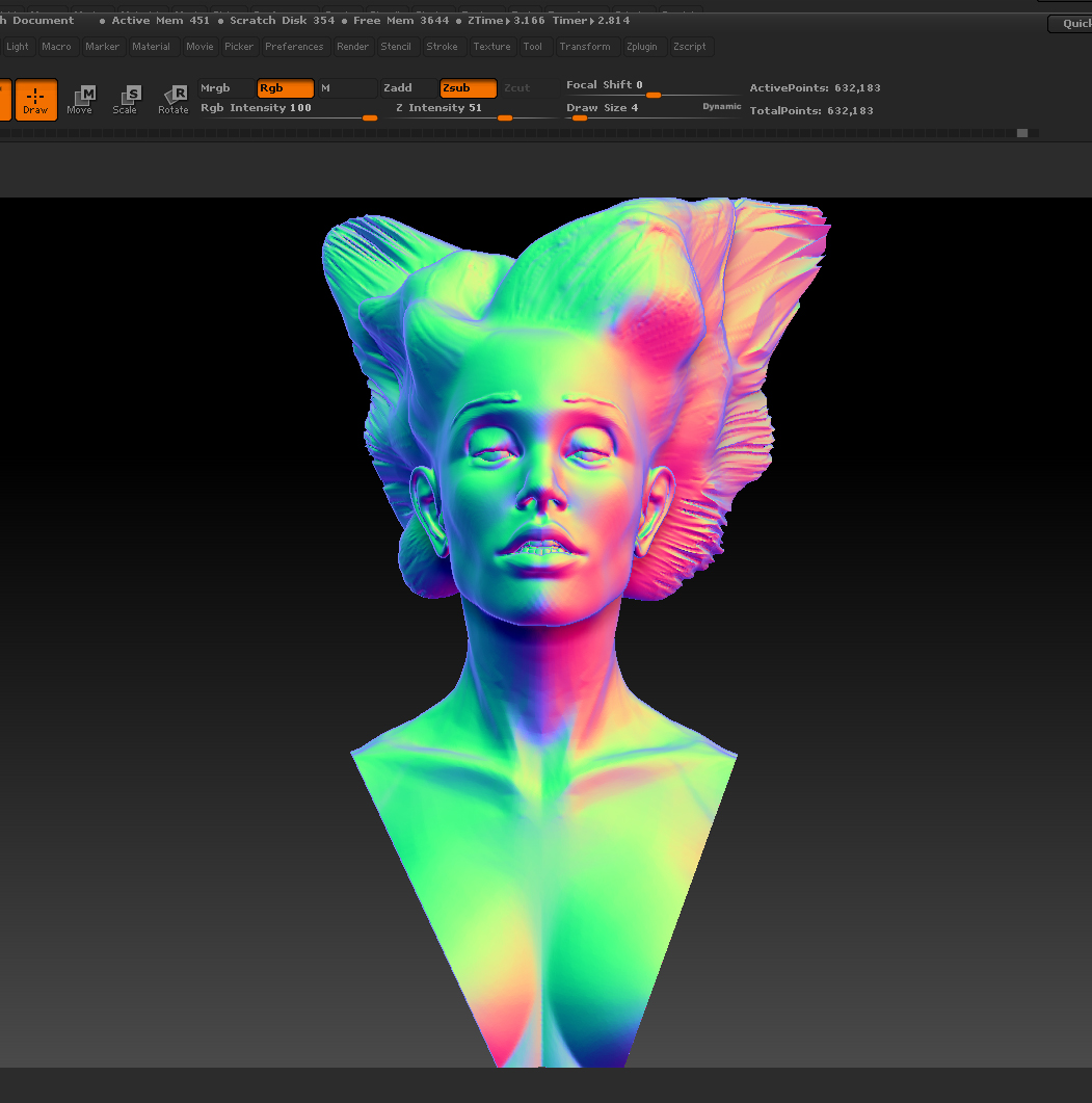 Angel Wing-Haired Lady by Am15 | Download free STL model | Printables.com