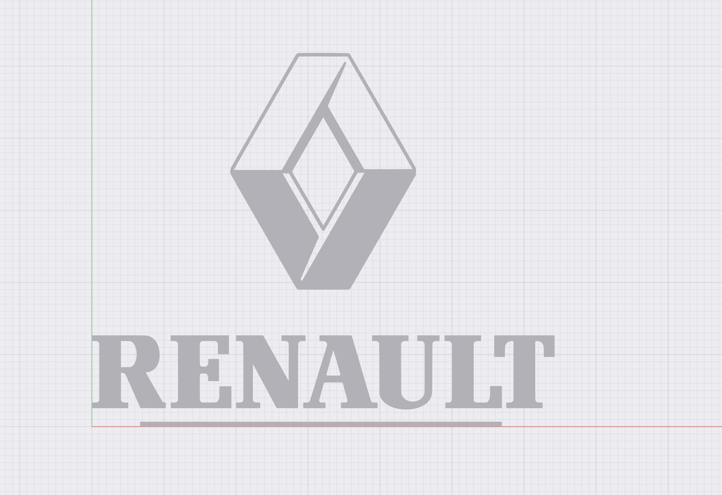 Renault Logo by ToxicMaxi | Download free STL model | Printables.com