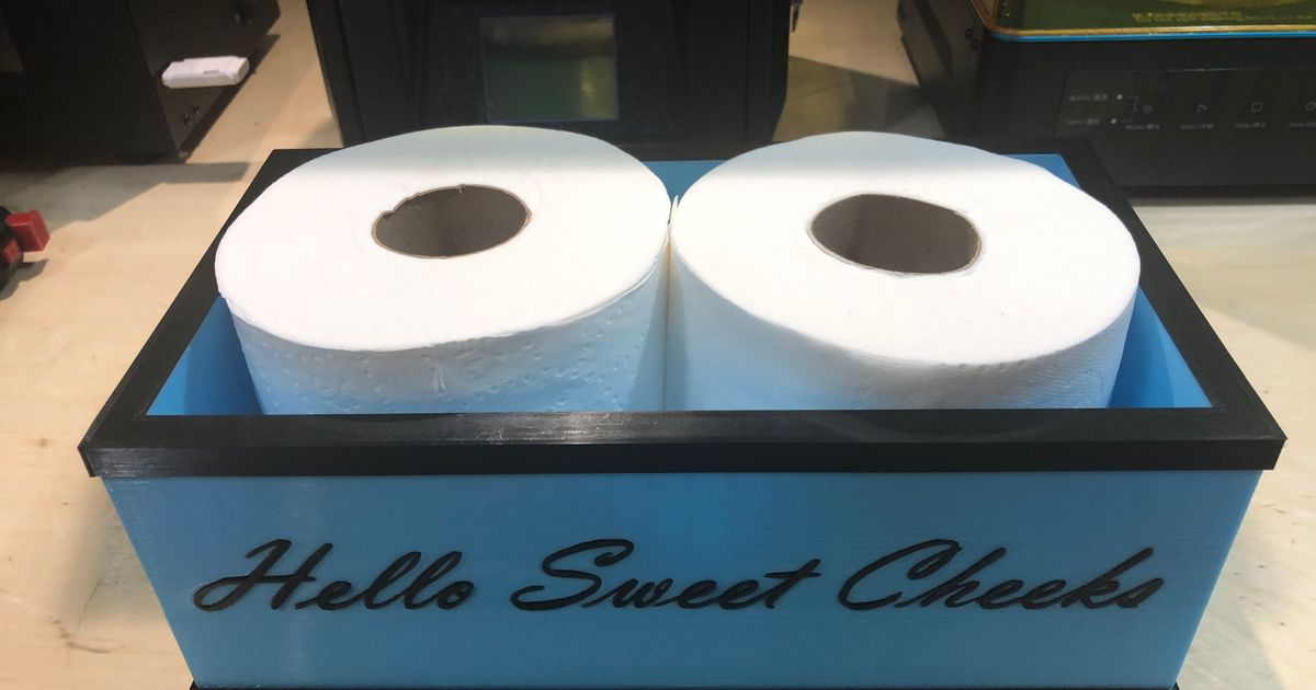 Toilet paper roll holder by Kenkay | Download free STL model ...