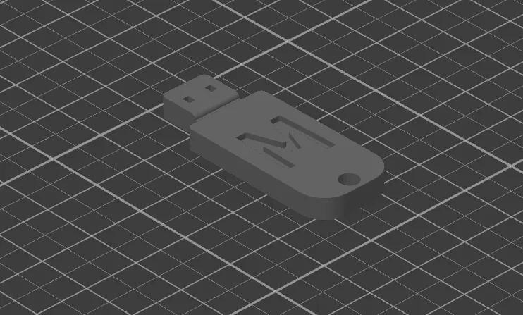 Keychain - USB by YeaH | Download free STL model | Printables.com