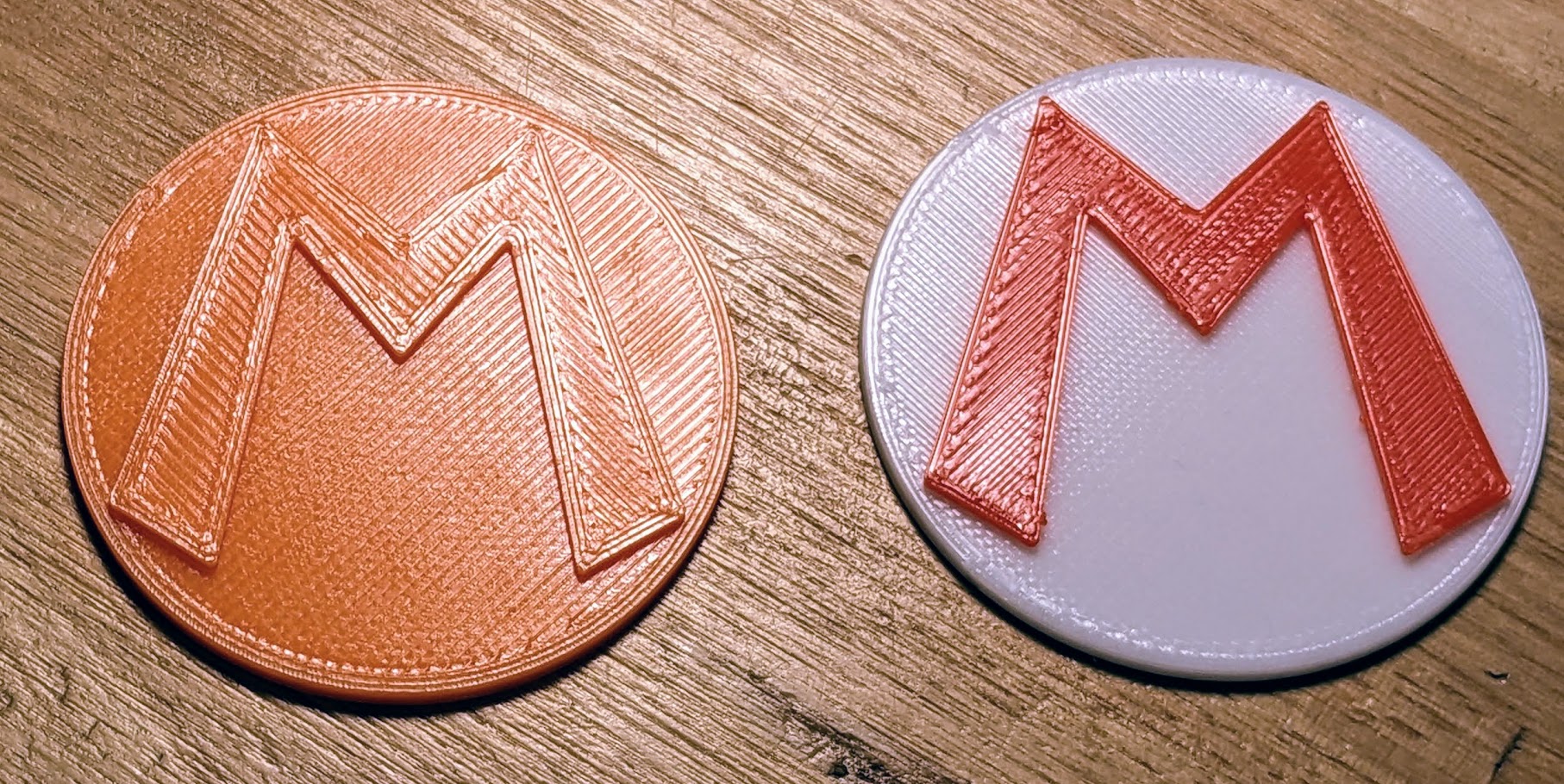 Super Mario Badge / Logo by freiform | Download free STL model ...