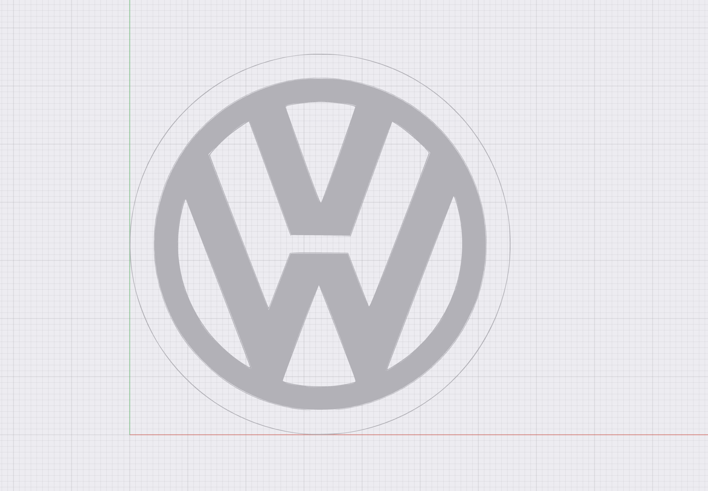 Volkswagen Logo by ToxicMaxi | Download free STL model | Printables.com