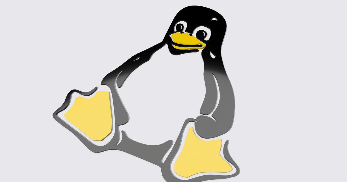 Linux Tux Logo By Toxicmaxi Download Free Stl Model